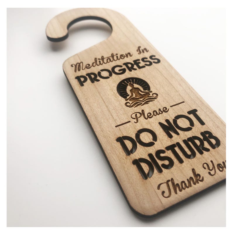 Meditation Sign - Etsy