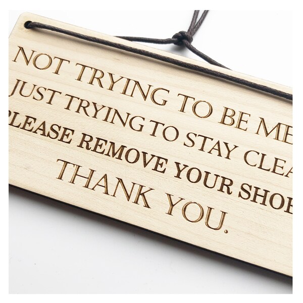 Remove Shoes Sign - Etsy