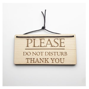 Please Do Not Disturb Door Sign Nice Polite Way of Asking - Etsy