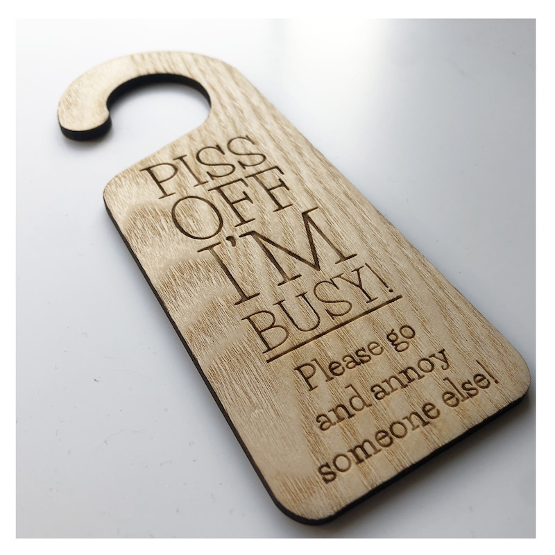 Funny Door Sign - Etsy