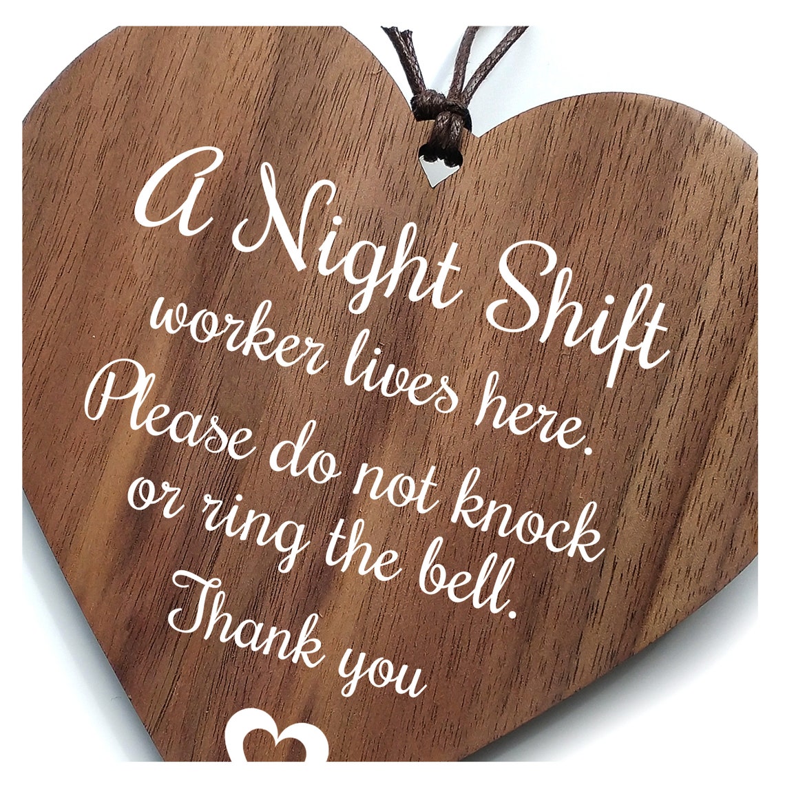 Night Shift Worker Sleeping Do Not Disturb Hanging Plaque | Etsy