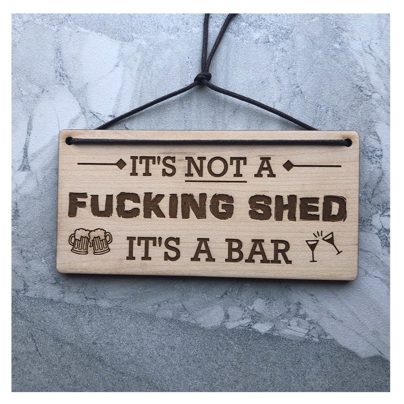 Funny Rude Drinking Signs Pub Bar Gin Wine Prosecco Vodka - Etsy