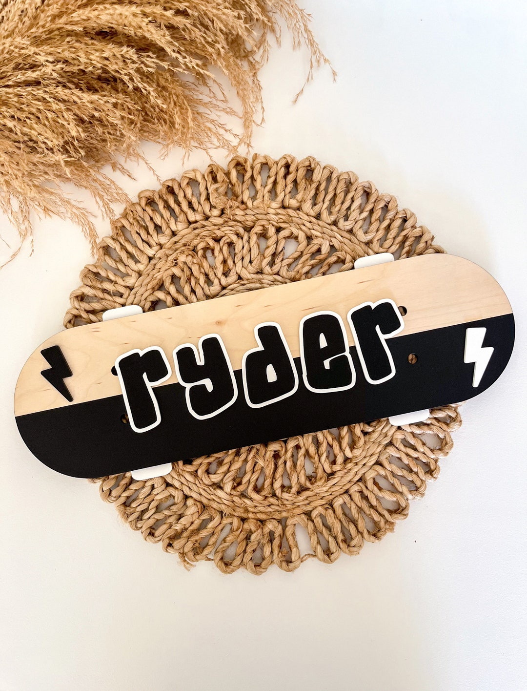 Skateboard Name Sign; Skater Boy; Skater Girl; Custom Skateboard Sign ...