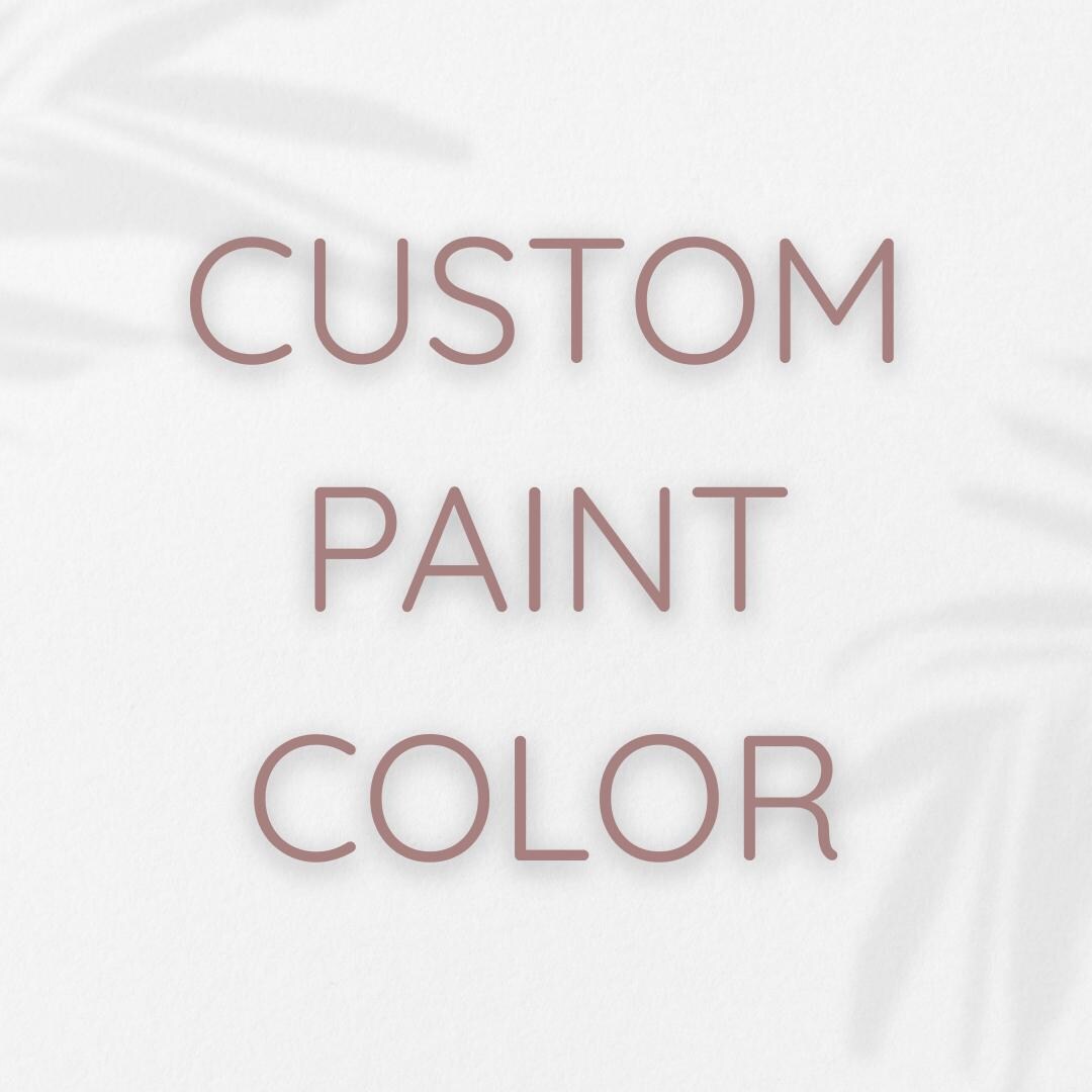 Custom Paint Color - Etsy