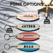 Custom Surfboard Keychain; Wood Surfboard - Etsy