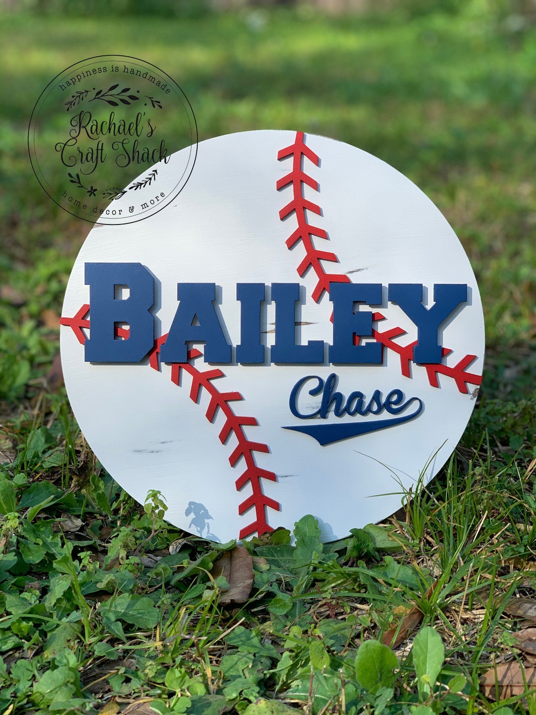 Baseball Name Sign Wood Baseball Decor Baseball Wall Decor - Etsy