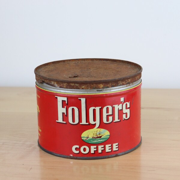 Folgers Coffee Can - Etsy