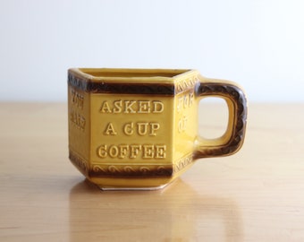 Half Cup Coffee Mug | Etsy