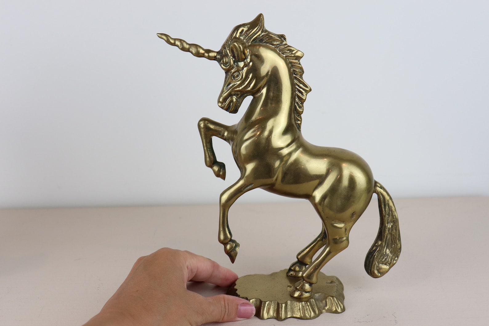 Pick the One You Want: Vintage Brass Pegasus Horse OR Unicorn - Etsy
