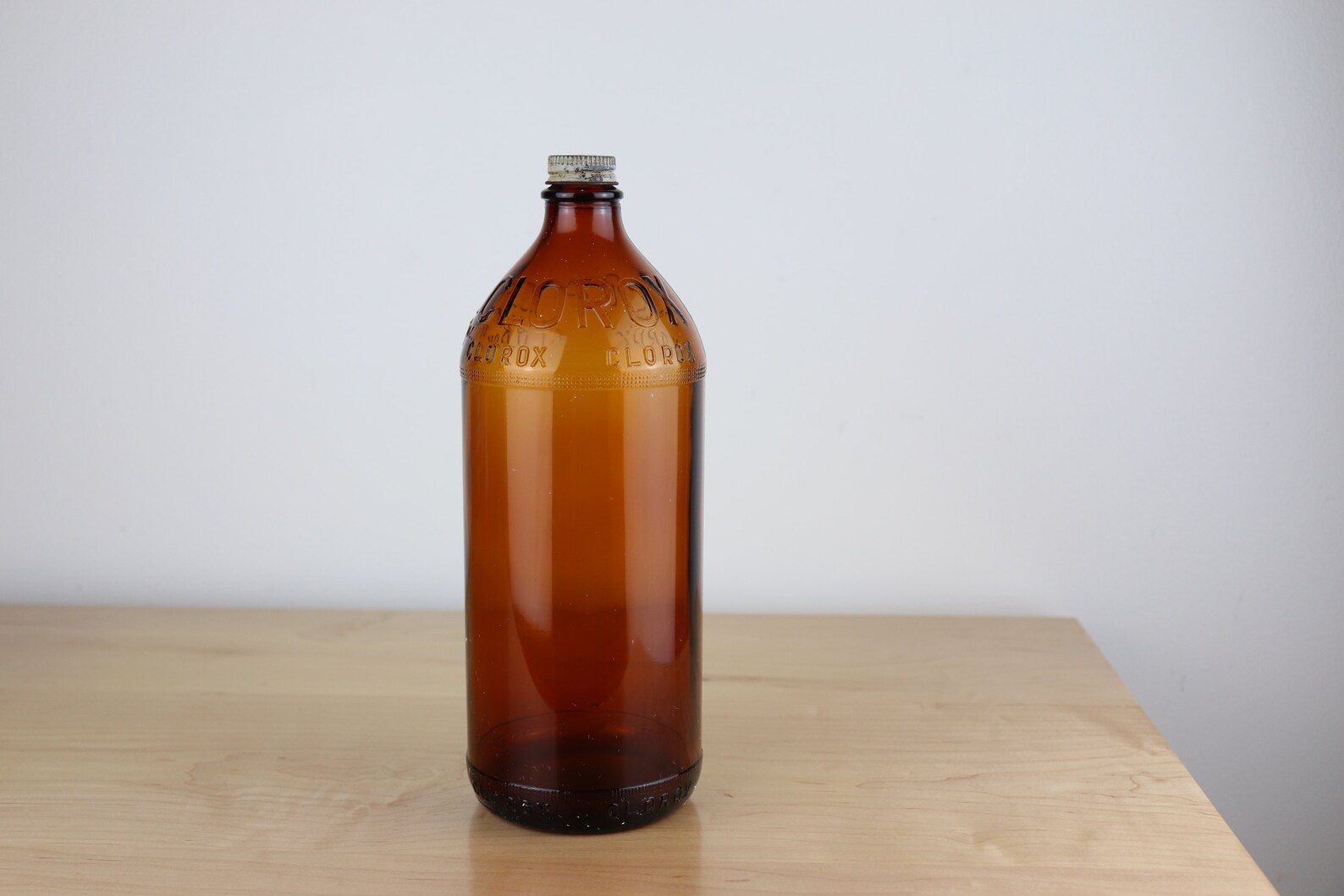 Vintage Brown/amber Clorox Bottle - Etsy