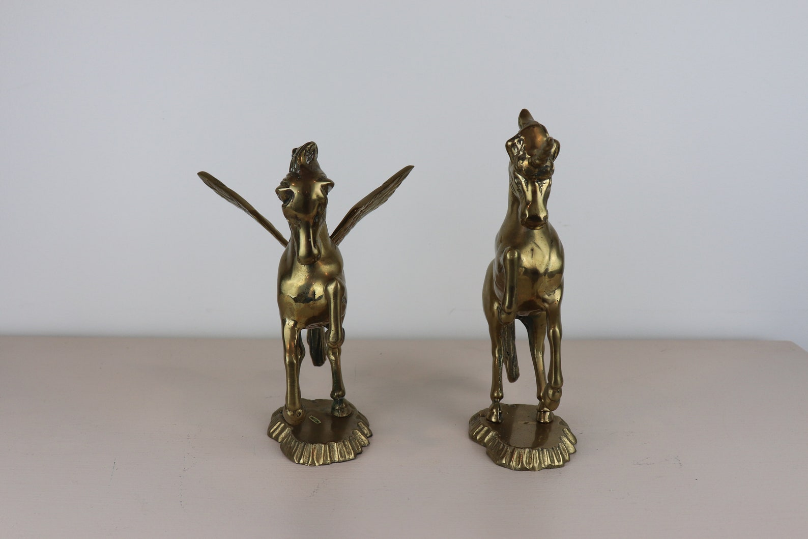 Pick the One You Want: Vintage Brass Pegasus Horse OR Unicorn - Etsy