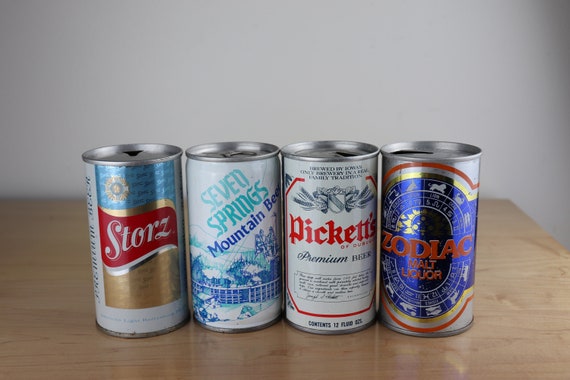 Vintage Beer Cans 4 cans | Etsy