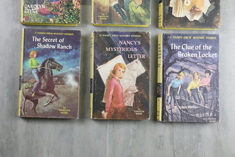 YOUR CHOICE: Vintage 1960's and 70's Yellow Nancy Drew - Etsy