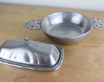 Pewter Dish - Etsy