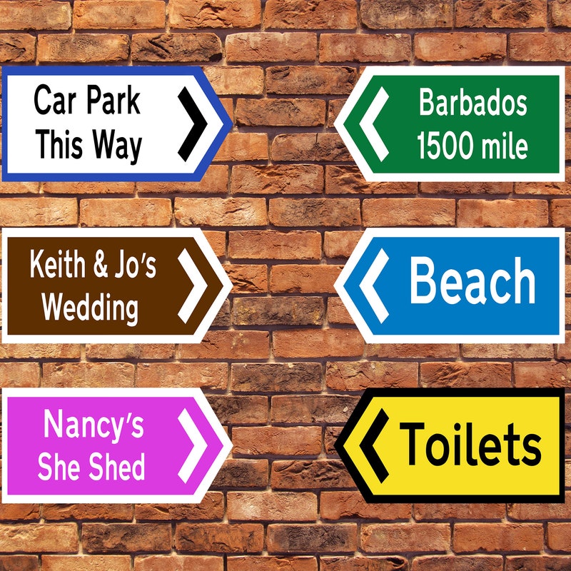 Metal Arrow Sign - Etsy