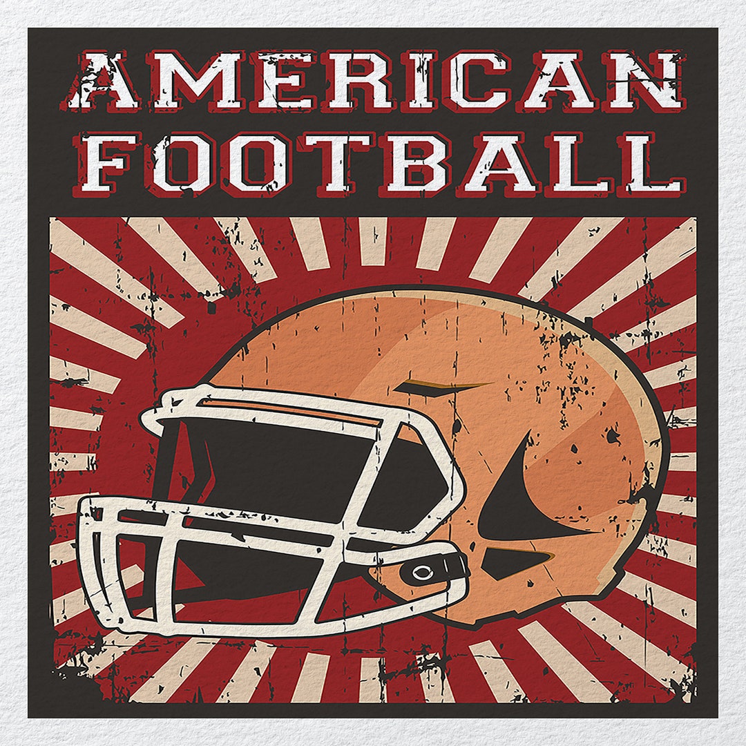 American Football Sport - Fabric Panels Cushion Panels Velvet Cotton ...