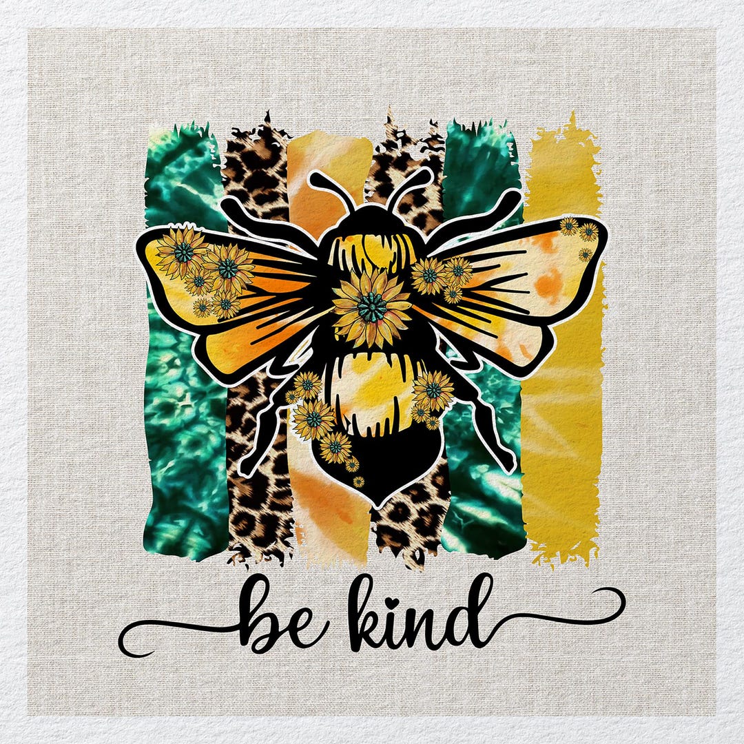 Bee Kind Background - Fabric Panels Cushion Panels Velvet Cotton ...