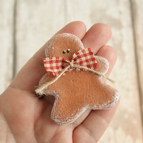 Primitive Refrigerator Magnet Gingerbread Man Christmas - Etsy