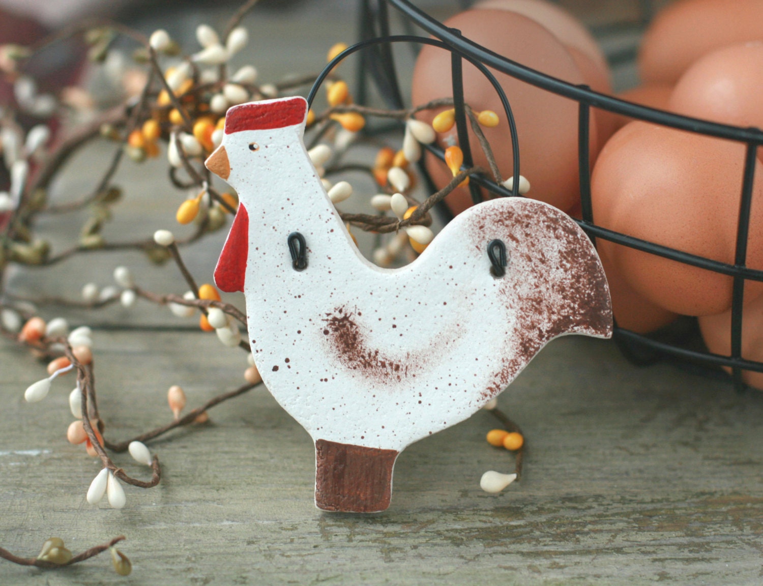 Rooster Hanging Ornament, Wall Hanging Decorations, Kitchen Decorations ...