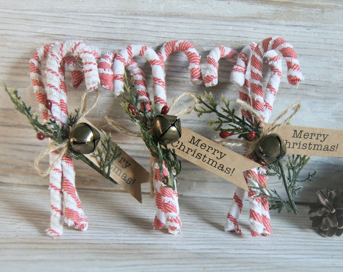 Candy Cane Country Christmas Decorations, Rustic Farmhouse Christmas ...