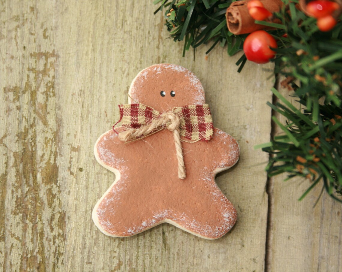 Primitive Refrigerator Magnet Gingerbread Man Christmas - Etsy