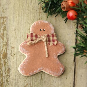 Primitive Refrigerator Magnet Gingerbread Man Christmas Magnets, Winter ...