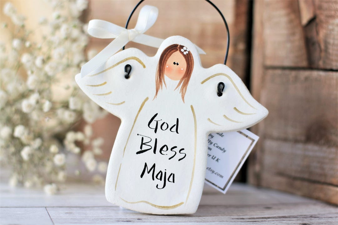 Large Personalised Angel Goddaughter Gift,angel Personalized 1 ...