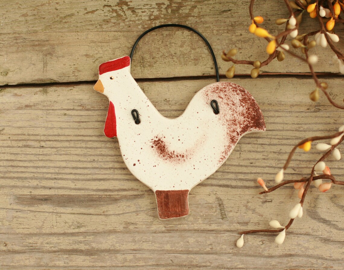 Rooster Hanging Ornament Wall Hanging Decorations Kitchen - Etsy