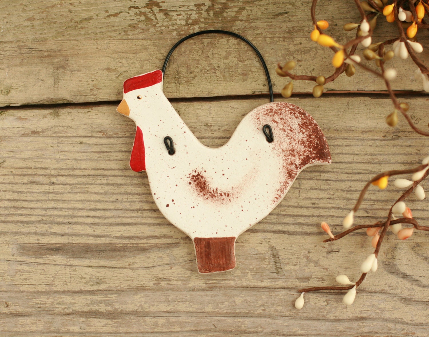 Rooster Hanging Ornament, Wall Hanging Decorations, Kitchen Decorations ...