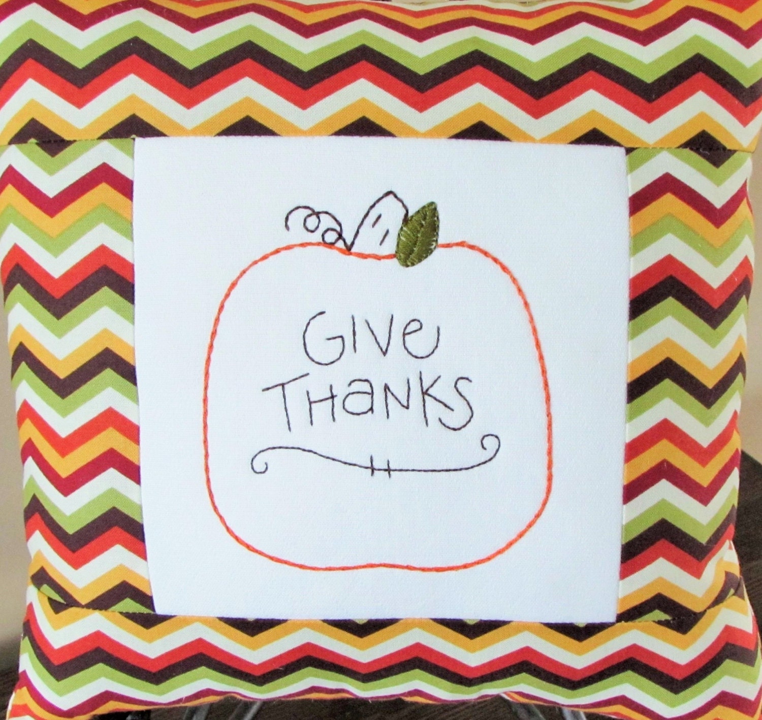 5x7" Pumpkin Hand Embroidery Pattern. Great Addition to Your ...