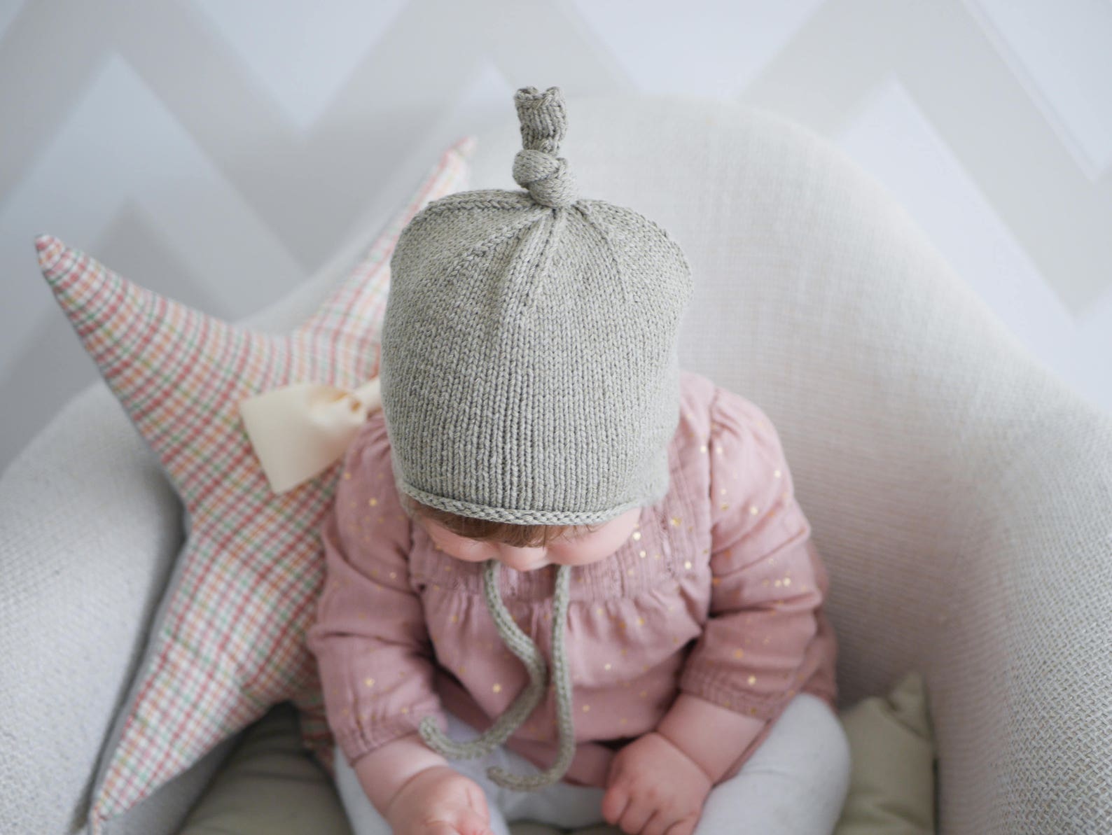 MADE TO ORDER/ Hand Knitted Baby Hat/ Merino Wool - Etsy