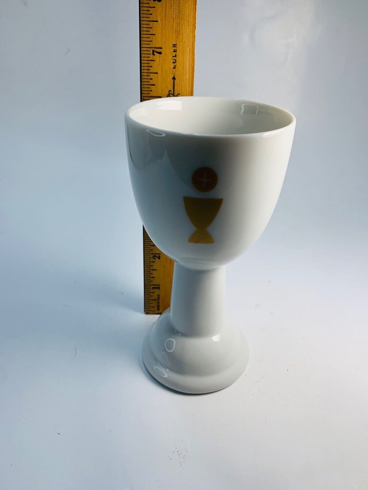 AUTOM Holy Communion Blessing Cup Chalice White Ceramic Eucharist ...