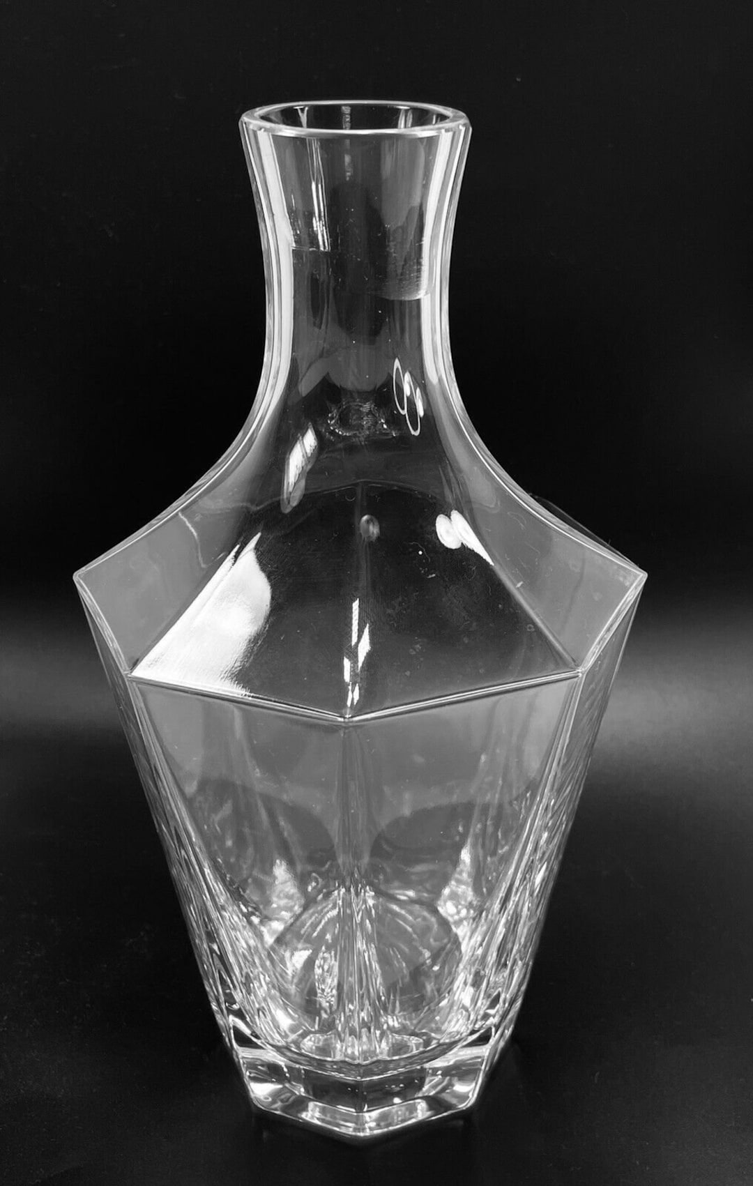 CARTIER Crystal Glass Decanter Carafe; Etch Signed Cartier; Vintage ...