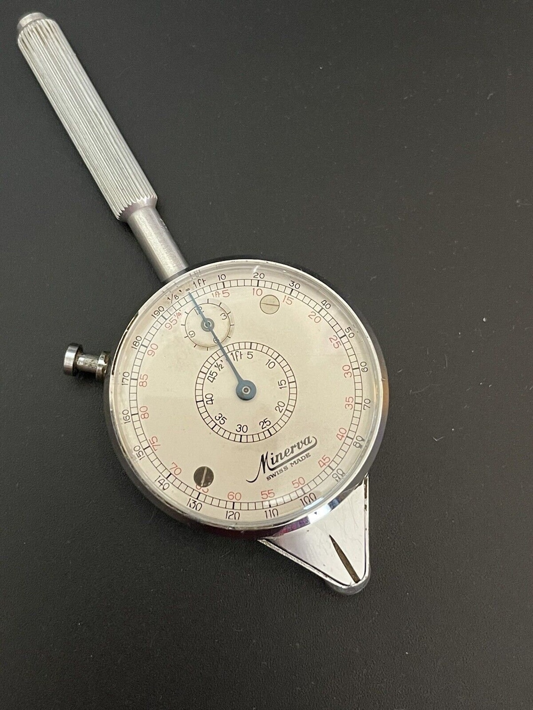 Vintage MINERVA Swiss Opisometer Map Curvimeter Measuring Drafting ...