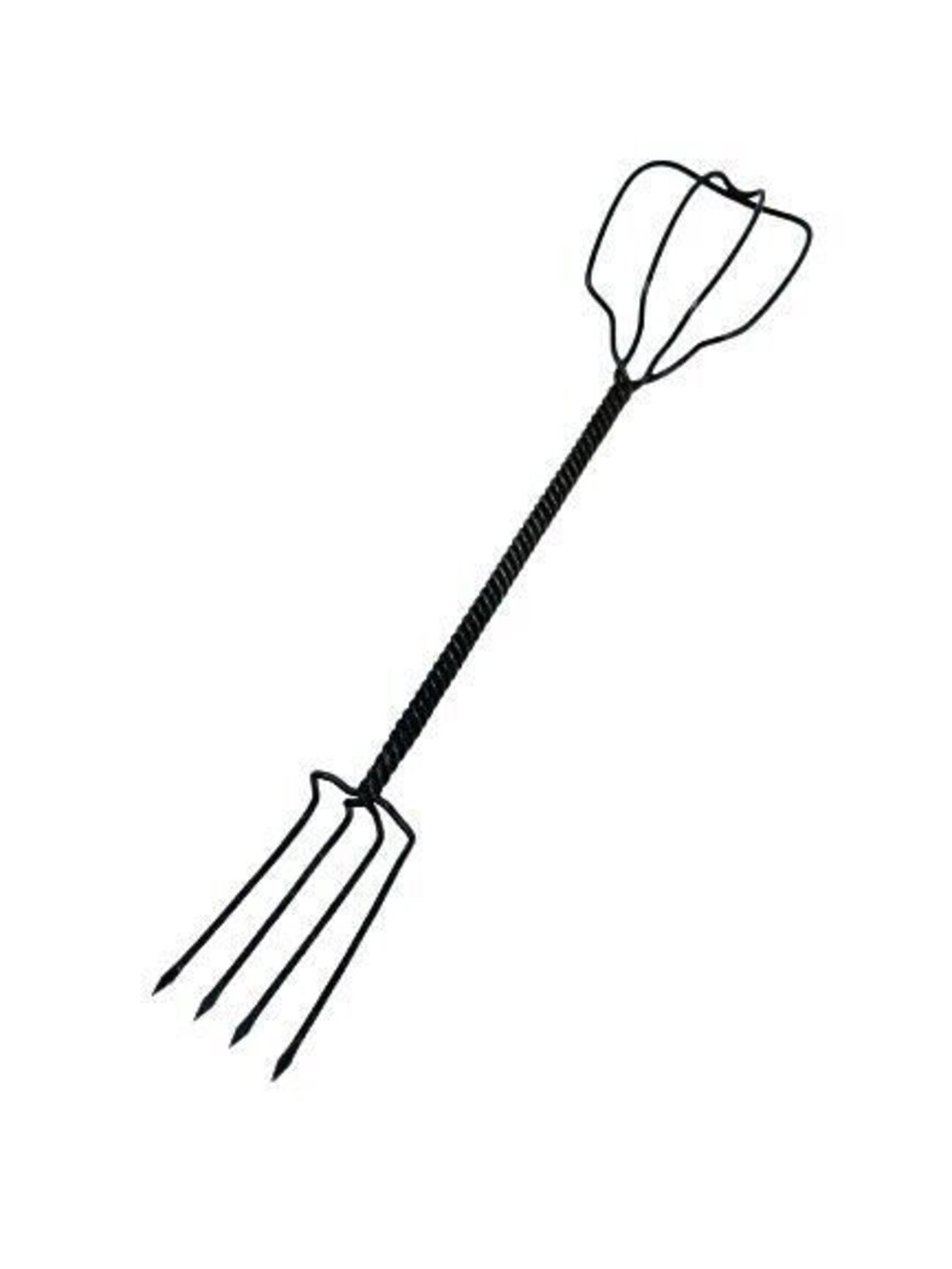 Vintage Primitive Antique Style Twisted Forged Metal Meat Fork Long ...