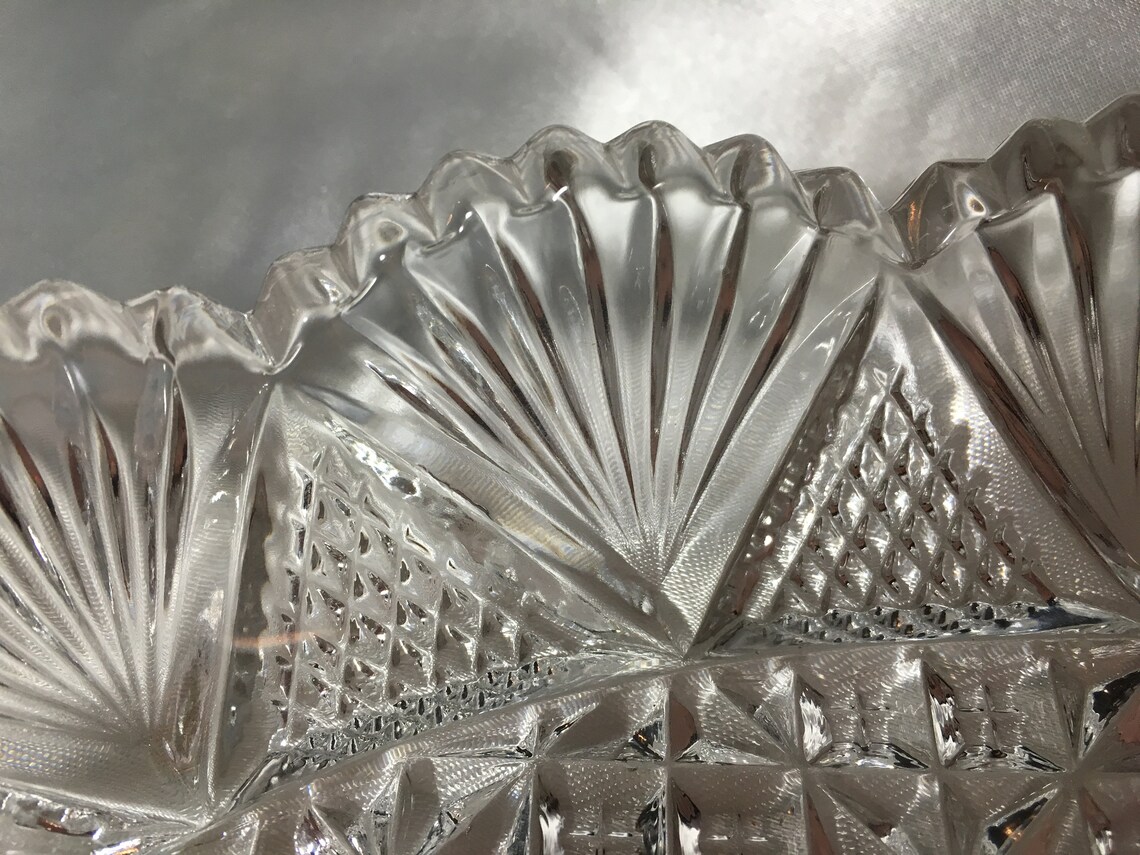 Panelled Diamond and Quartered Block Duncan and Miller Oval - Etsy