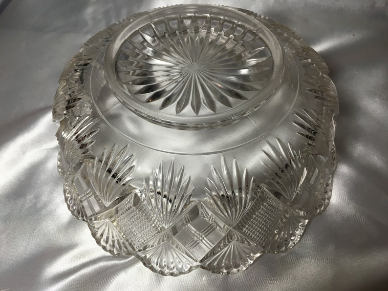 Quartered Block Duncan Miller EAPG 1894 Paneled Diamond Round Dish ...