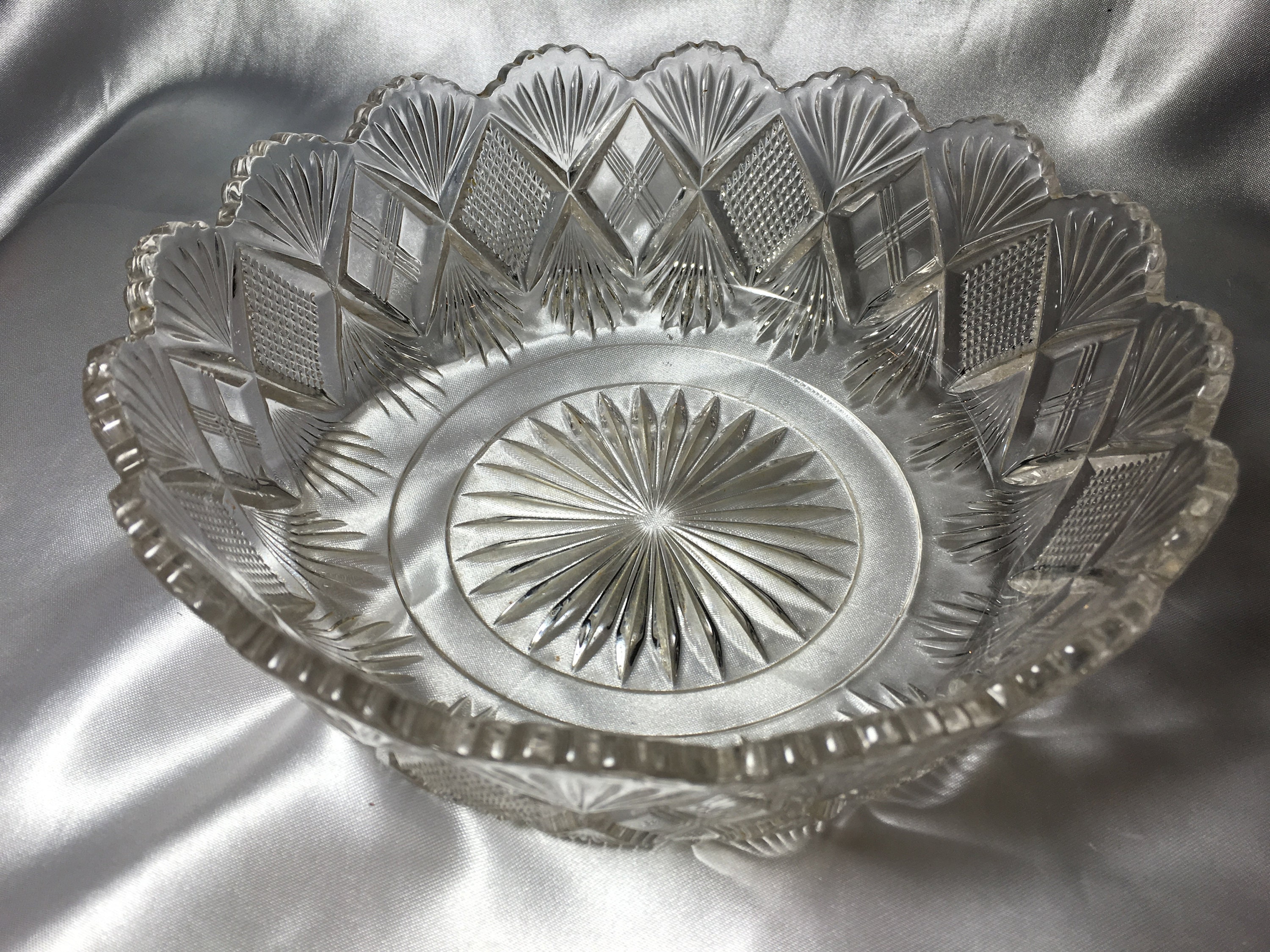 Duncan Miller EAPG panel Diamond Block Sugar and Creamer Set Sets ...