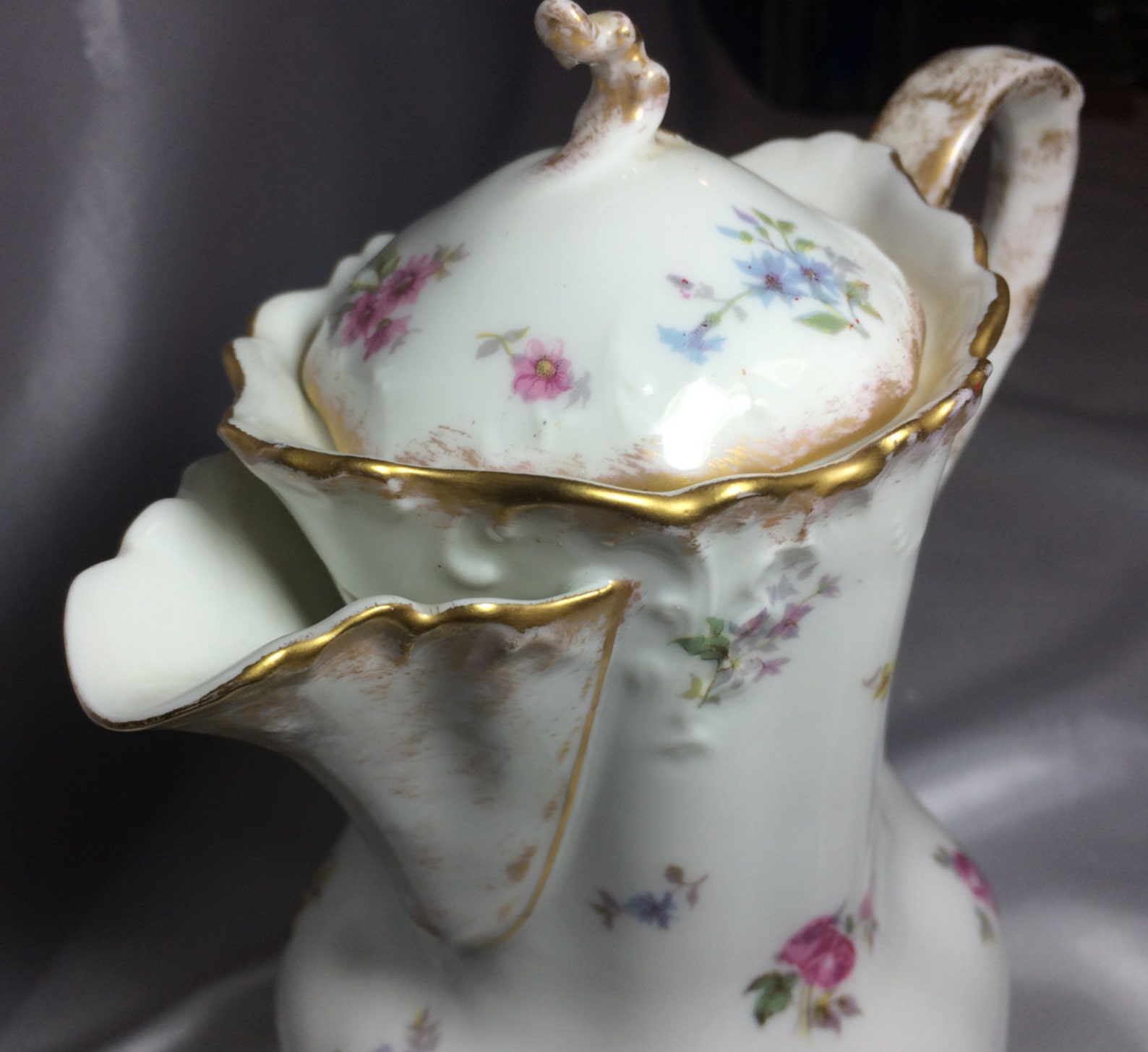 Chocolate Pot Limoges Laviolette arrow Laviolette symbol | Etsy