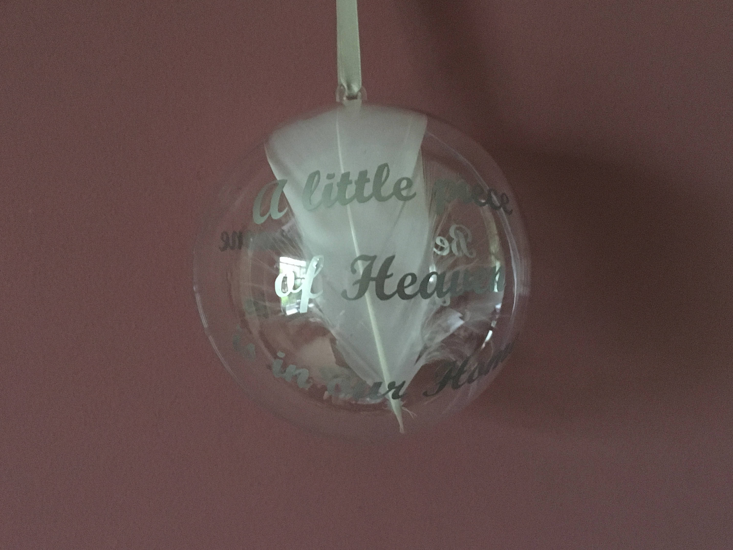 Christmas Heaven Memory Bauble Christmas Decoration - Etsy UK