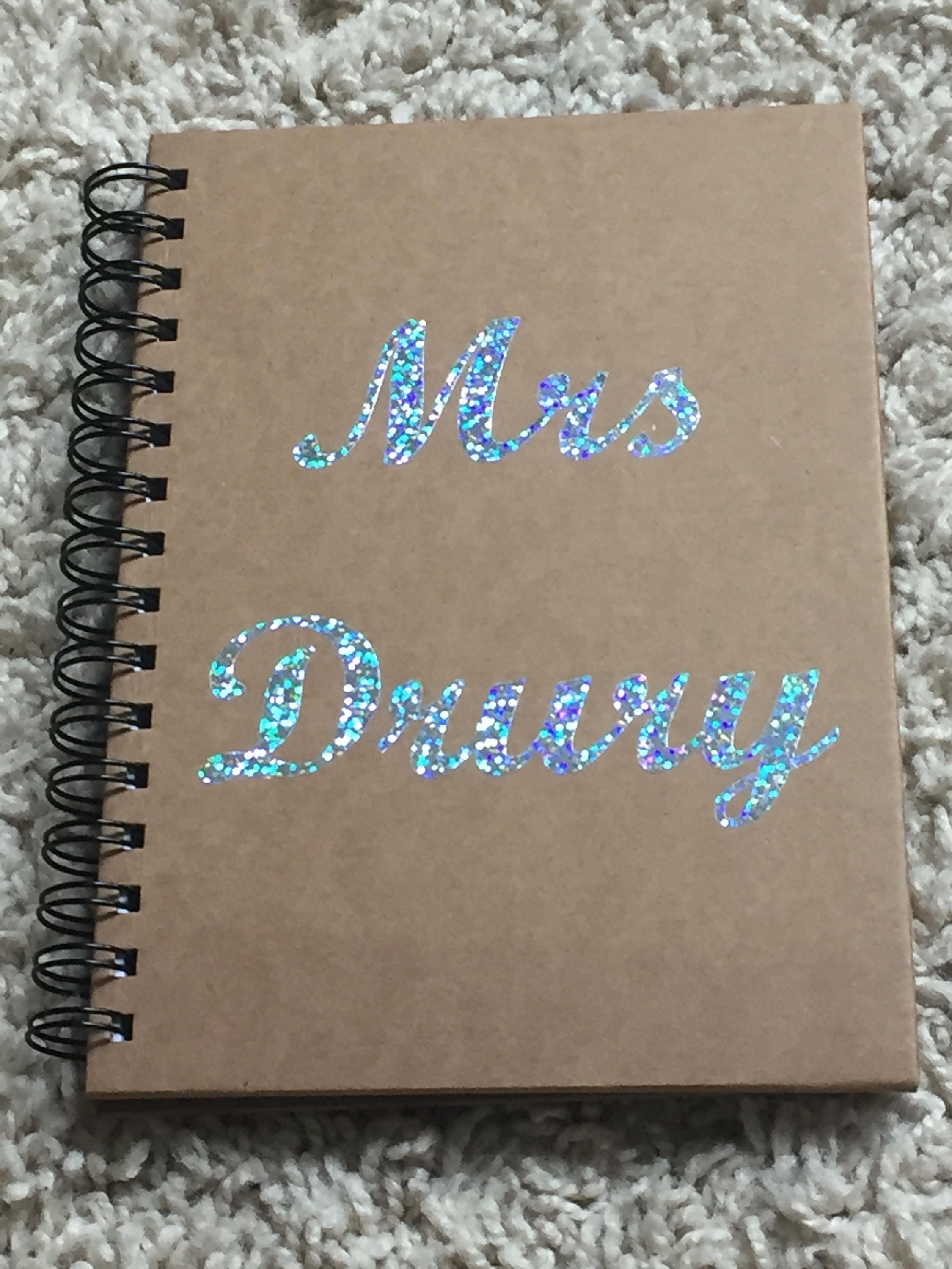 Teacher Notebook Personalised Notebook Teacher Gift - Etsy UK