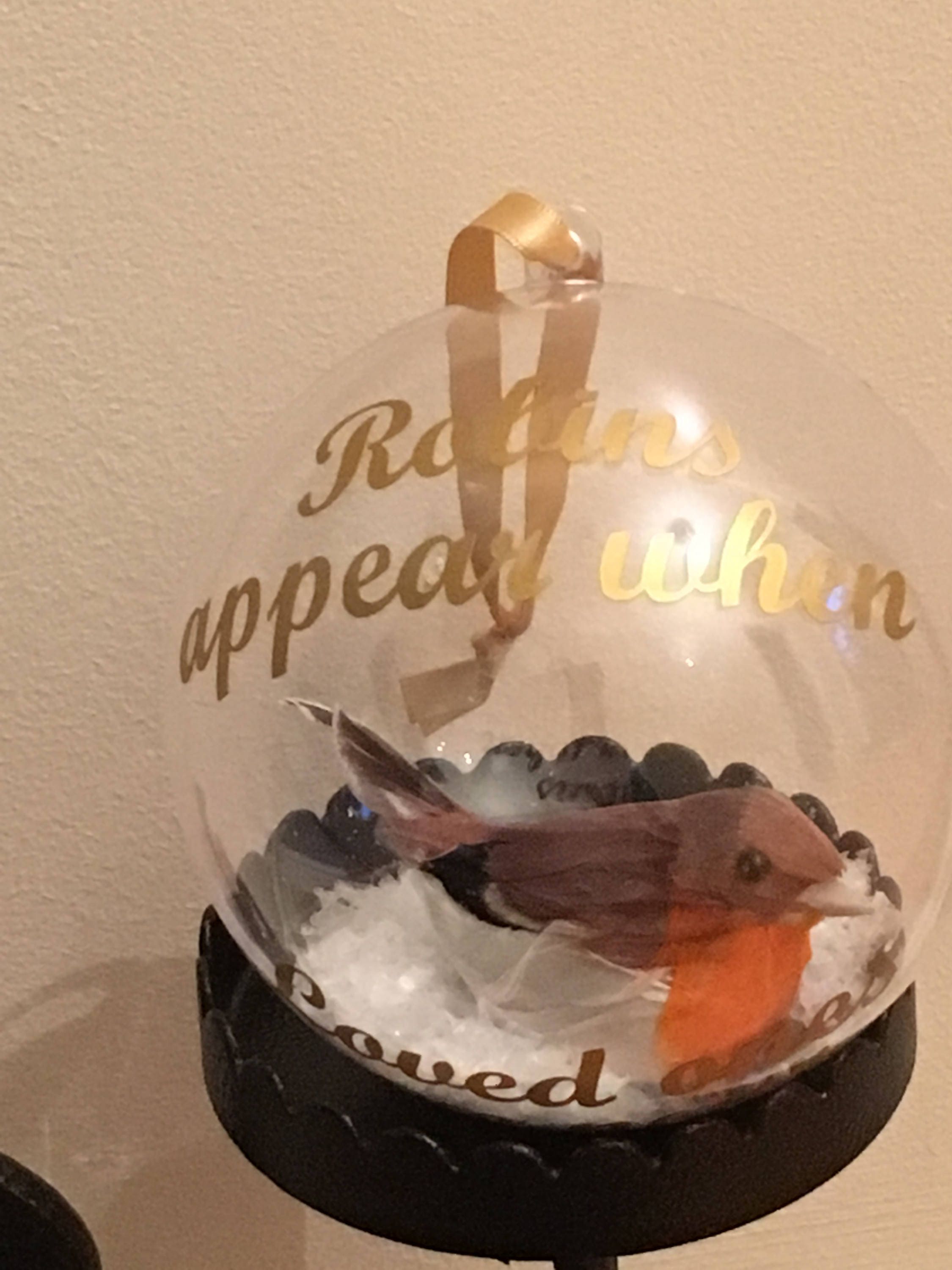 Robin Christmas Bauble Christmas Tree Decoration Christmas | Etsy