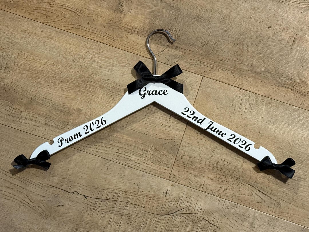 Personalised Prom Dress Hanger, Keepsake Photo Prop - Etsy