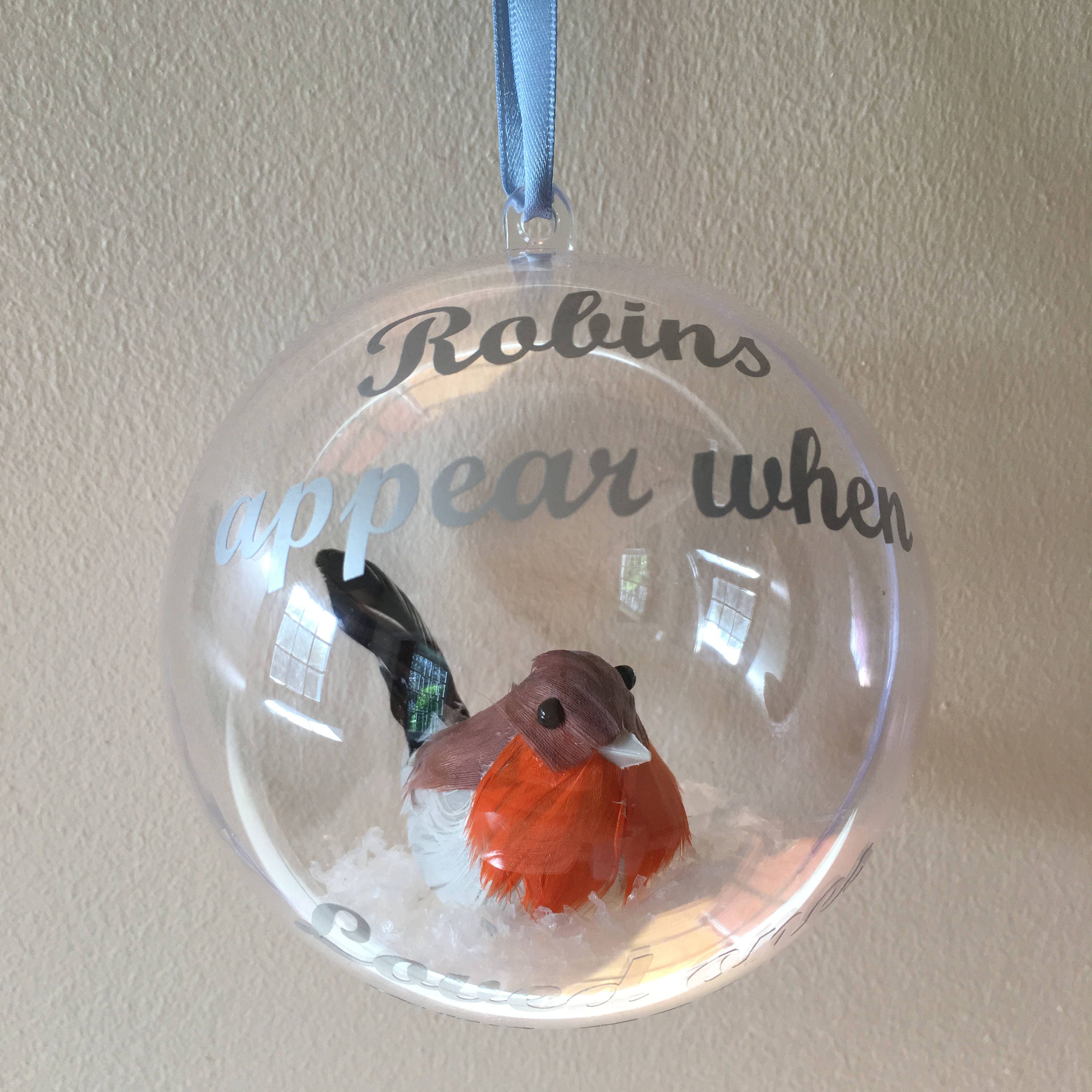 Robin Christmas Bauble Christmas Tree Decoration Christmas | Etsy