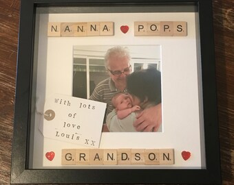 Grandson photo frame | Etsy