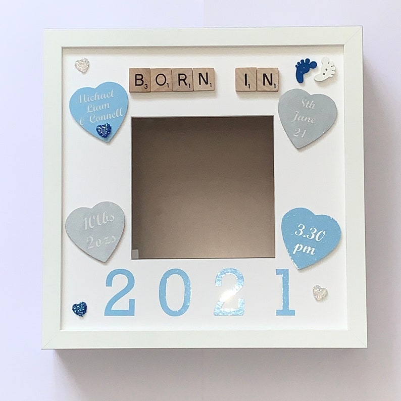 Baby Birth Details Photo Frame New Baby Baby Boy Baby Girl - Etsy UK