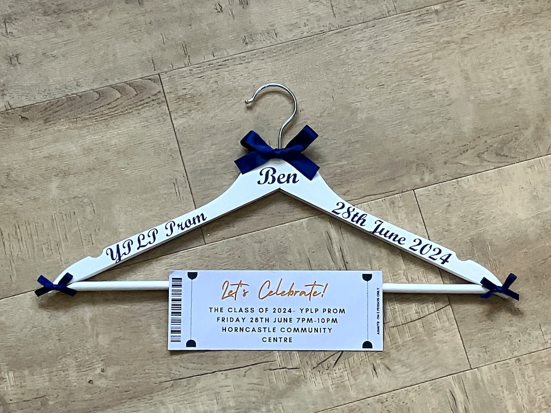 Personalised Prom Dress Hanger, Keepsake Photo Prop - Etsy