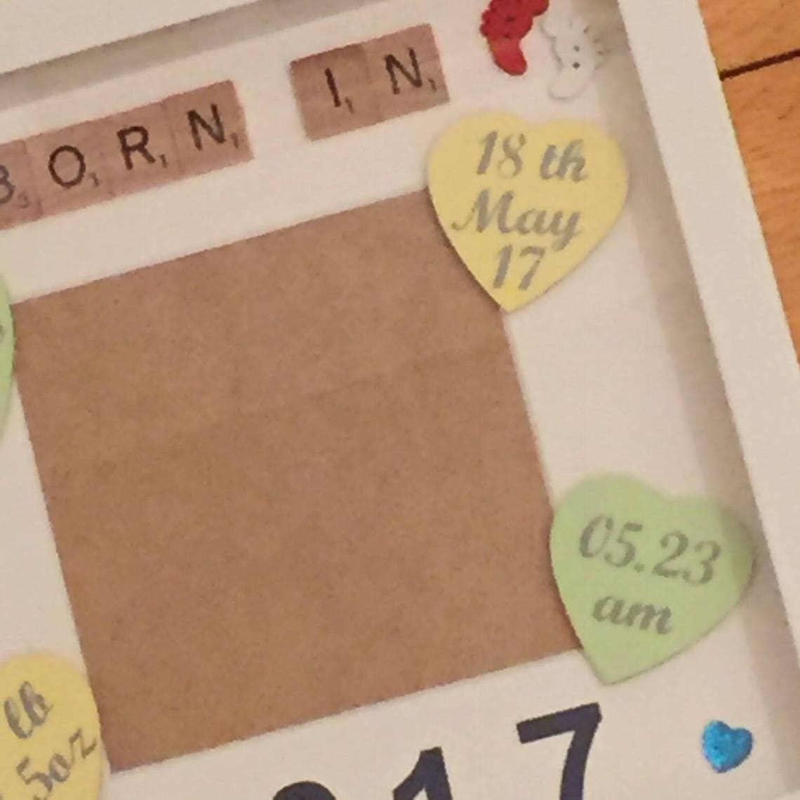 Baby Birth Details Photo Frame New Baby Baby Boy Baby Girl | Etsy