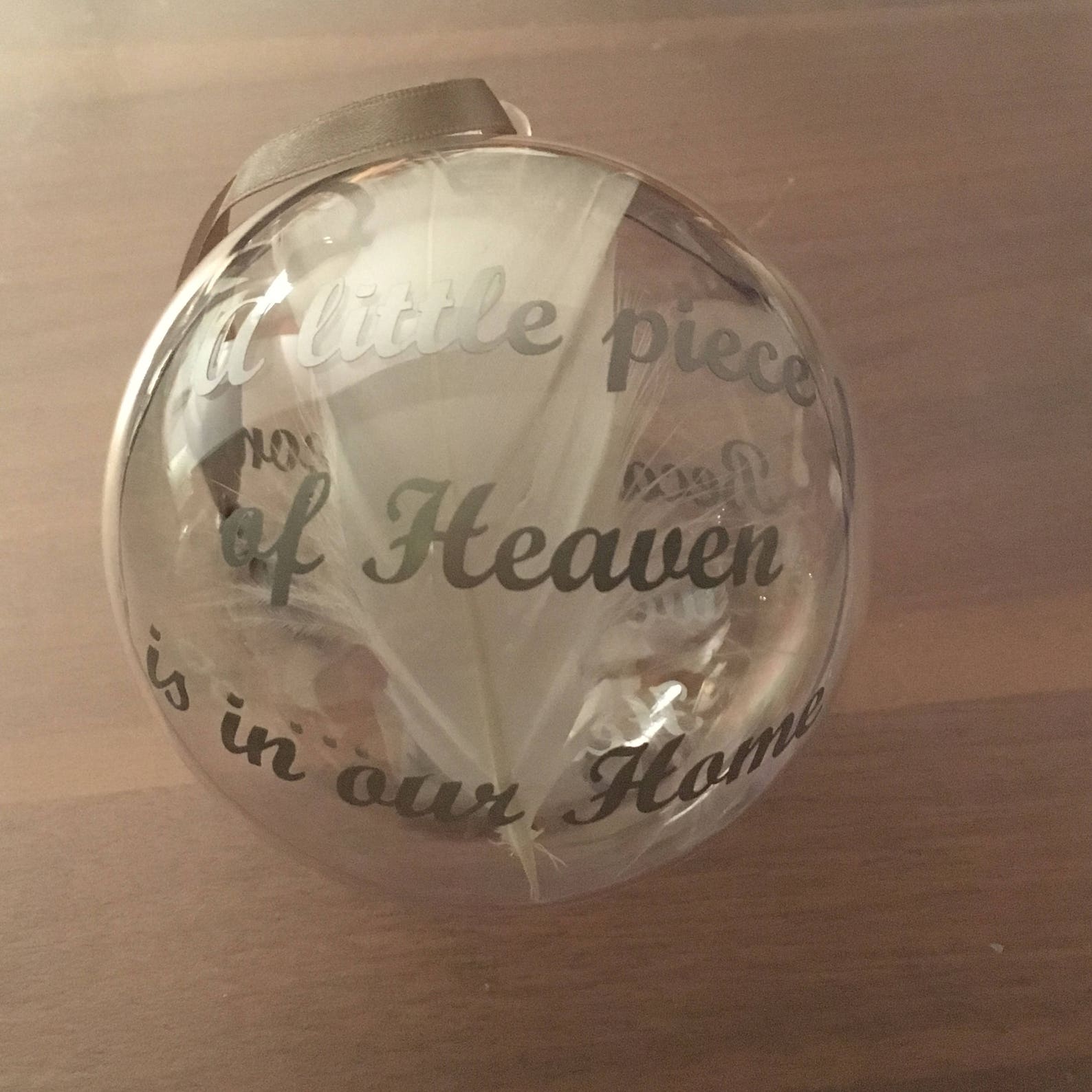 Christmas Heaven Memory Bauble Christmas Decoration - Etsy UK