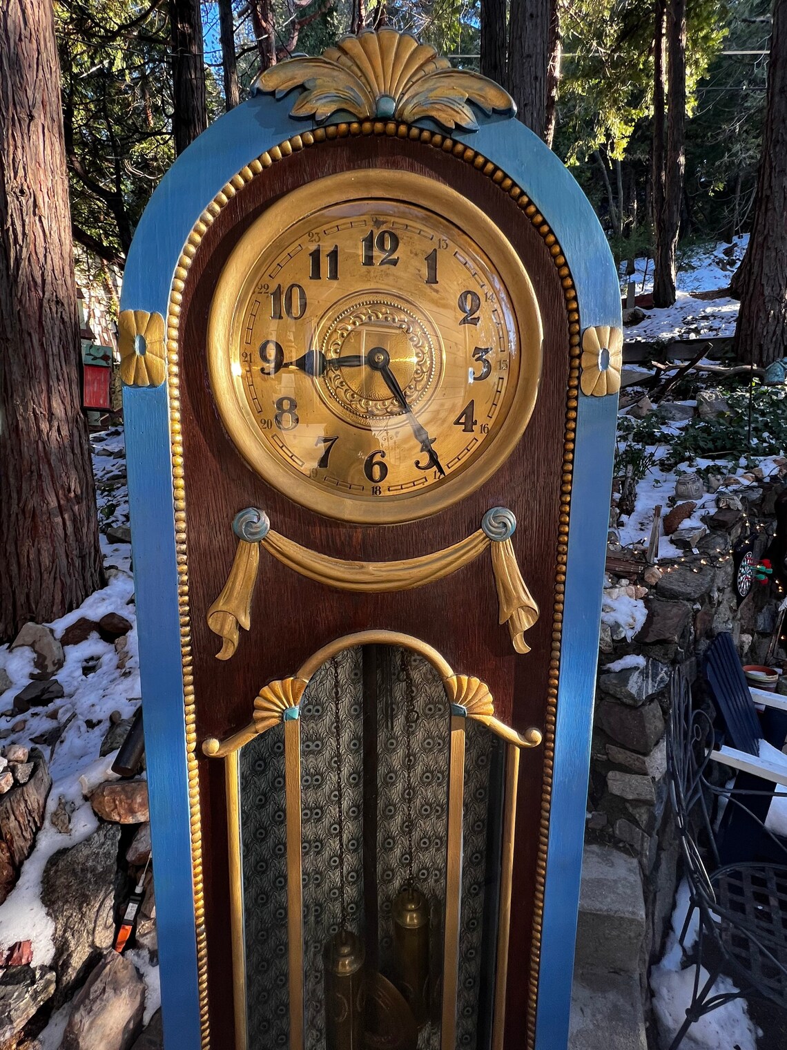Grandfather Vintage Clock . Custom Ordered One of a Kind - Etsy